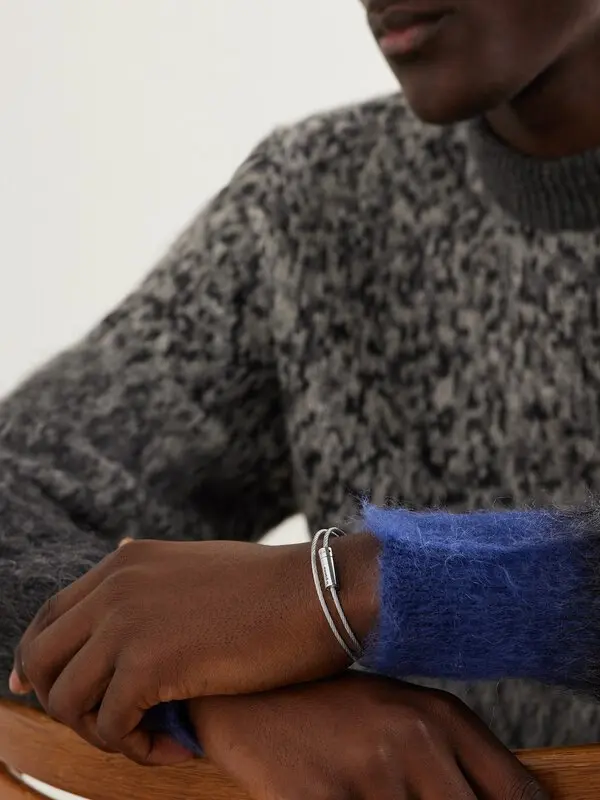 Le Gramme 9g Double Turn Polished Recycled-sterling Cable Bracelet