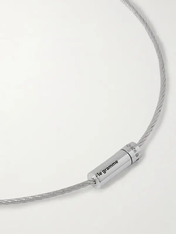 Le Gramme 9g Double Turn Polished Recycled-sterling Cable Bracelet