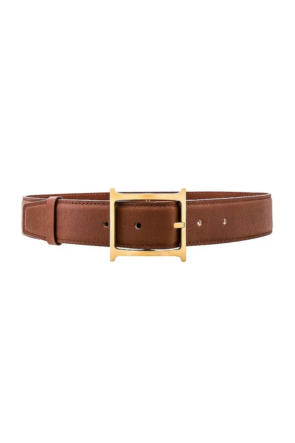 HELSA Logo Contrast Belt - Brown