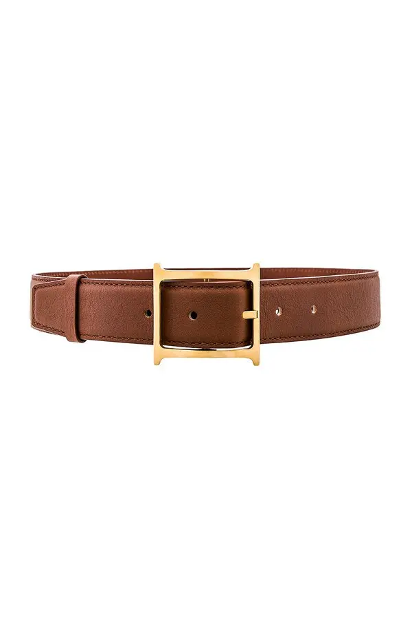 HELSA Logo Contrast Belt - Brown