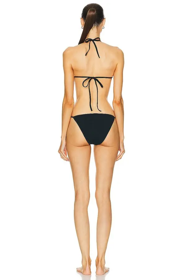 Hunza G Gina Bikini Set - Black