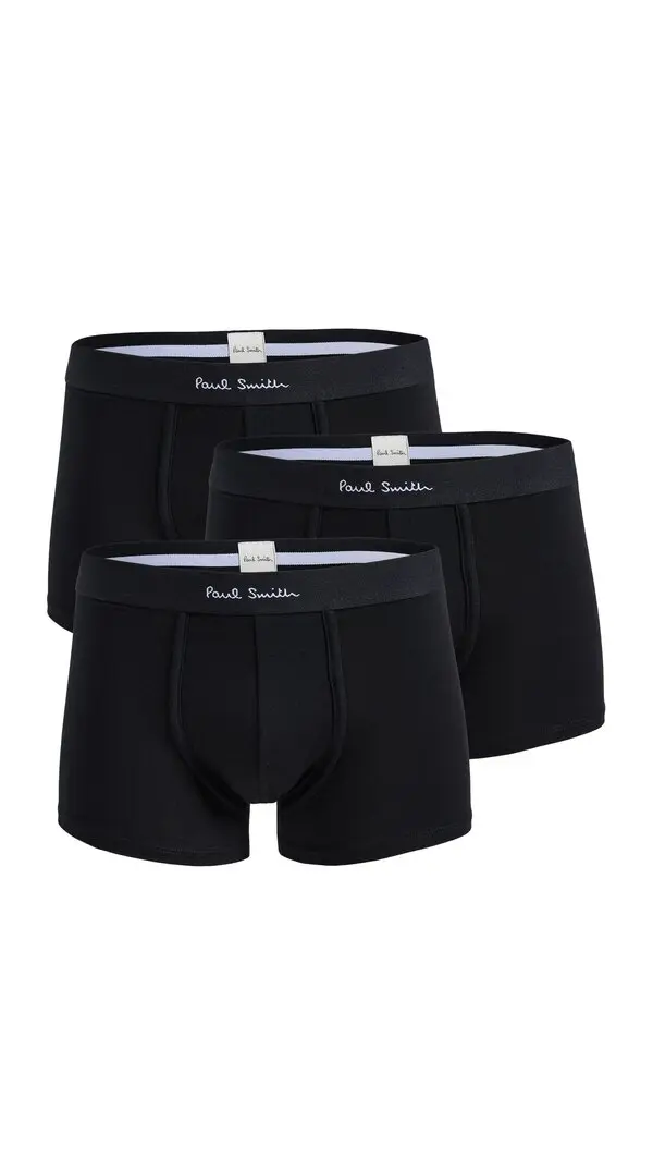 Paul Smith 3 Pack Solid Trunks