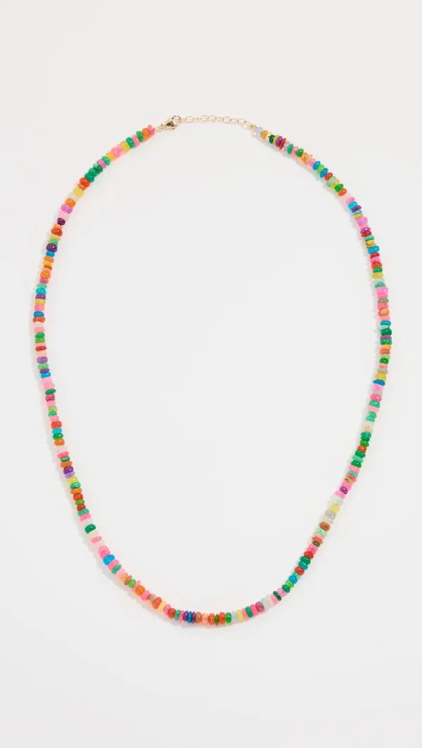 Jia Jia Smooth Round Opal Necklace