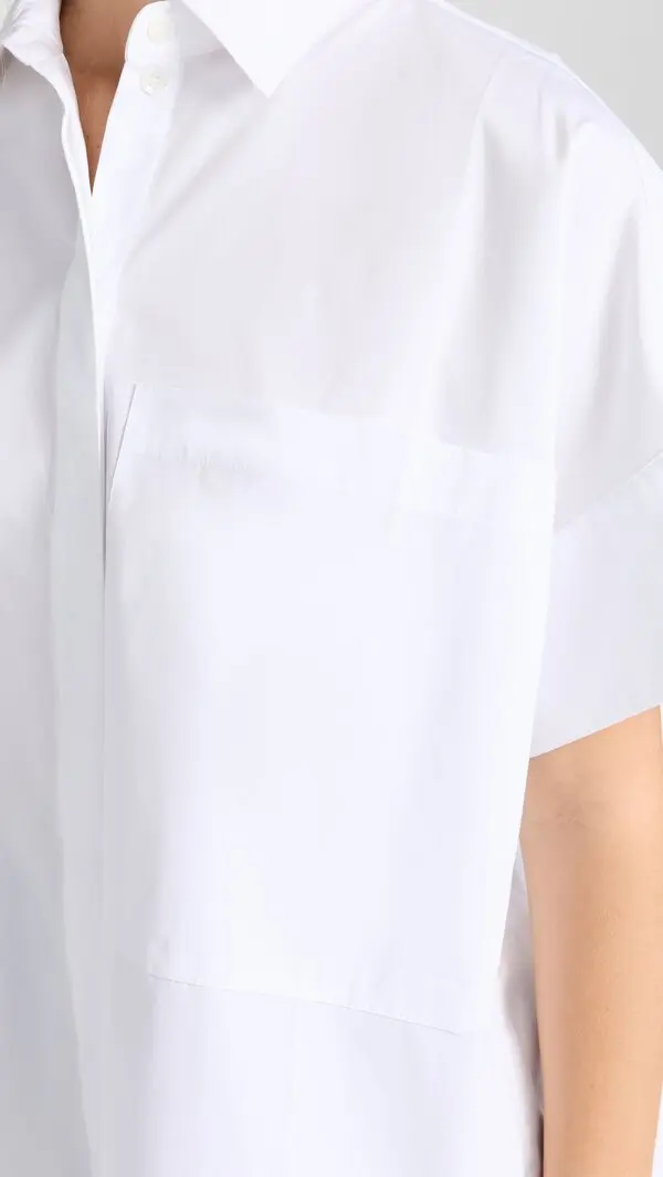 Co Boxy Short Sleeve Shirt - White