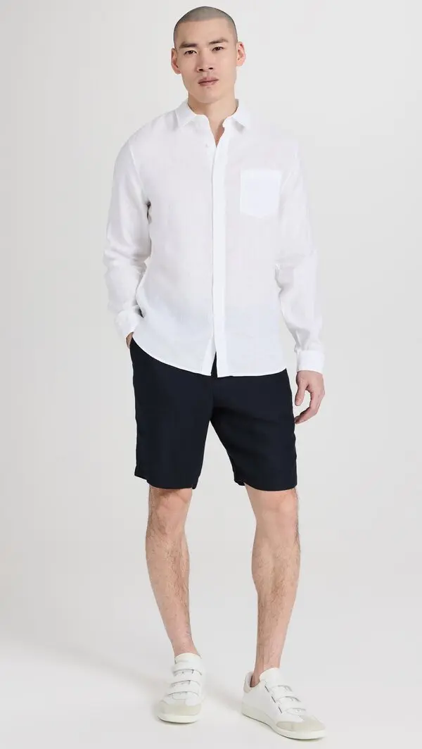 Vince Lightweight Hemp Shorts - Coastal