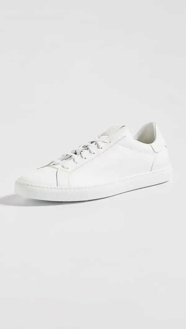 Greats Reign Leather Low Top Sneakers - Blanco