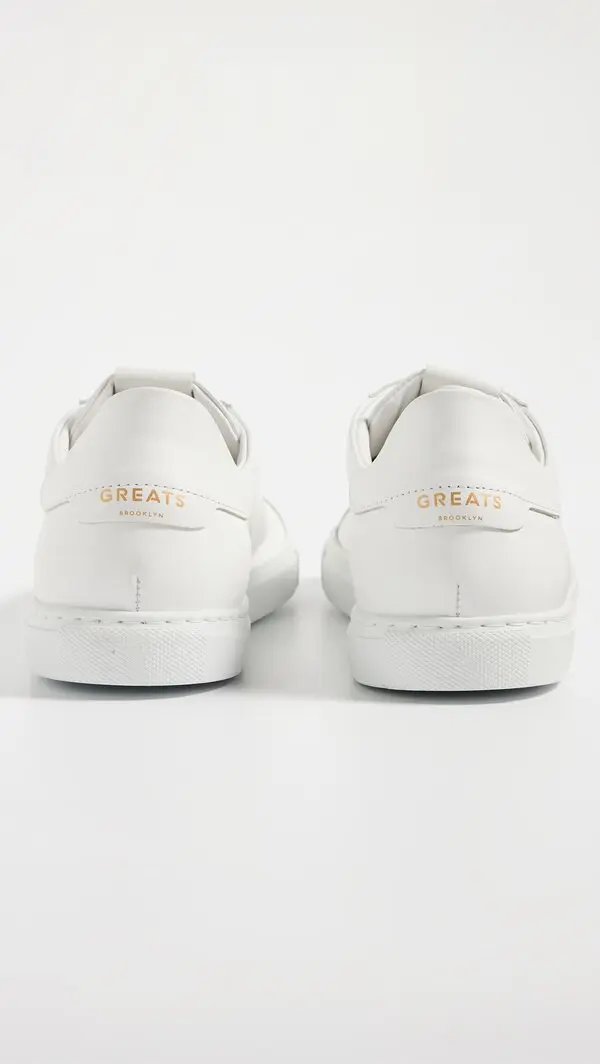Greats Reign Leather Low Top Sneakers - Blanco