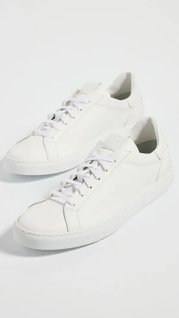 Greats Reign Leather Low Top Sneakers - Blanco