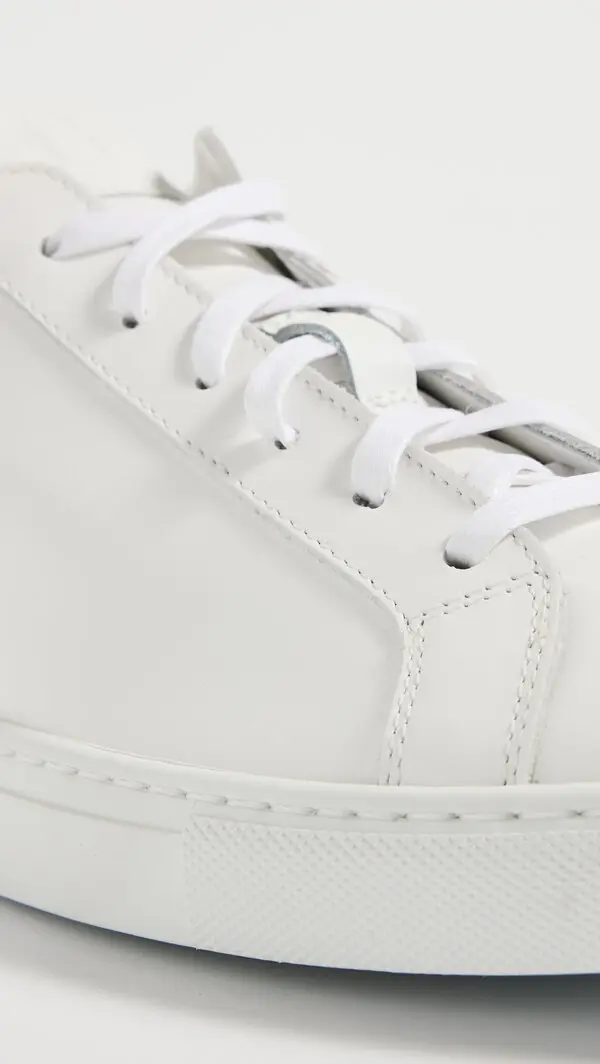 Greats Reign Leather Low Top Sneakers - Blanco
