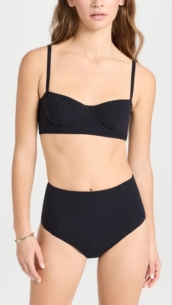 Ulla Johnson Zahara Bikini Bottoms - Noir