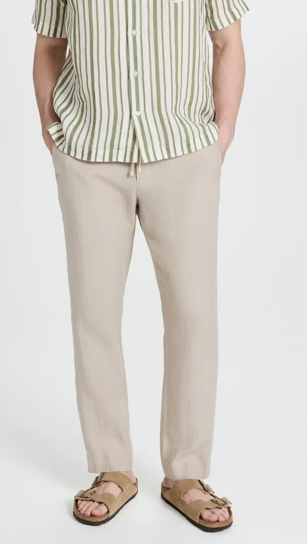 Vince Hemp Weave Pants - Pumice Rock