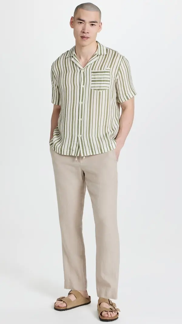 Vince Hemp Weave Pants - Pumice Rock