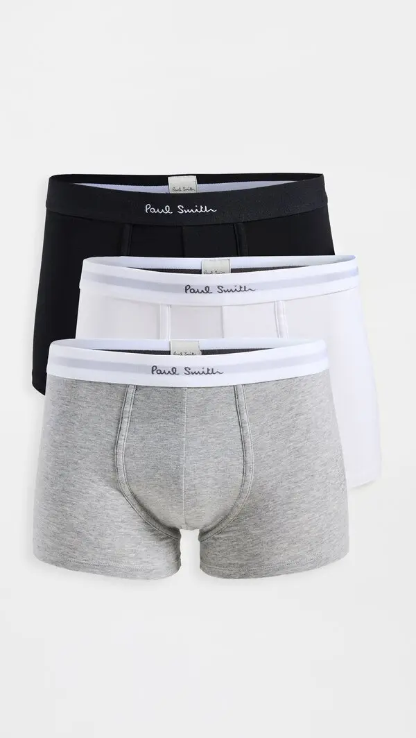 Paul Smith Pack Solid Mix Trunks 3 Pack