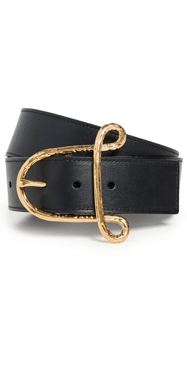 Altuzarra Leather Belt - Black