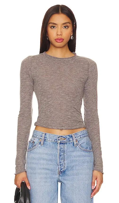 Free People We The Free Be My Baby Long Sleeve