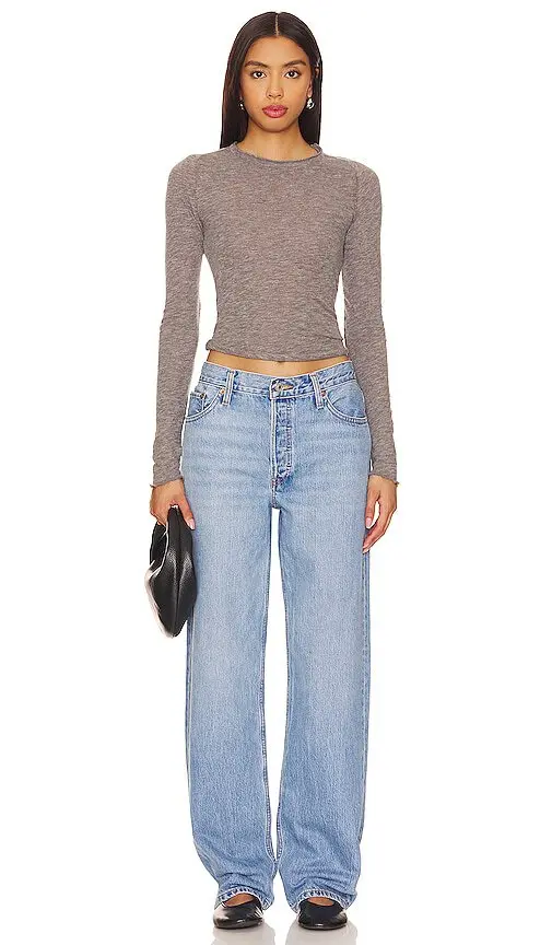 Free People We The Free Be My Baby Long Sleeve
