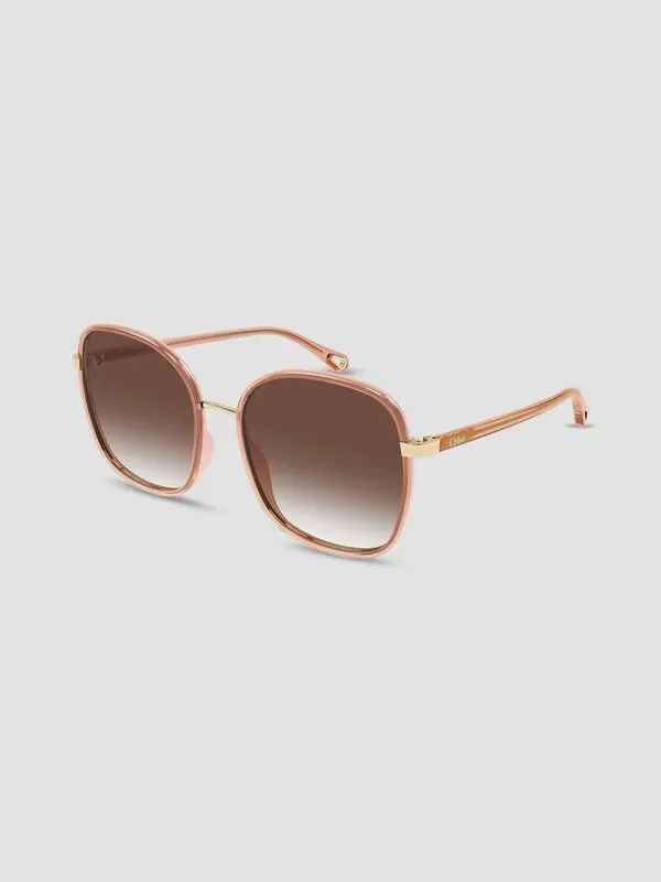 Chloé 59mm Gradient Square Sunglasses