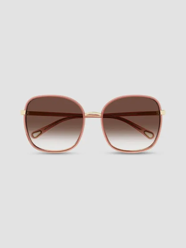 Chloé 59mm Gradient Square Sunglasses