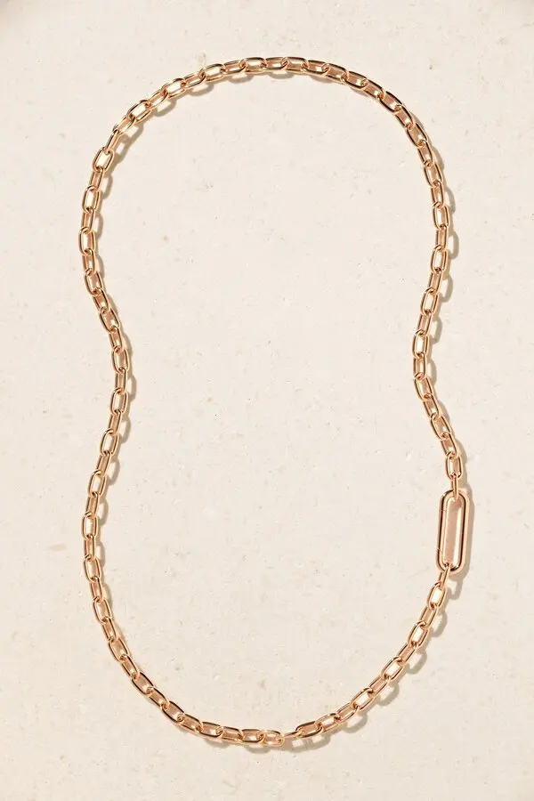 Pomellato Iconica 18-karat Rose Chain Necklace - Gold