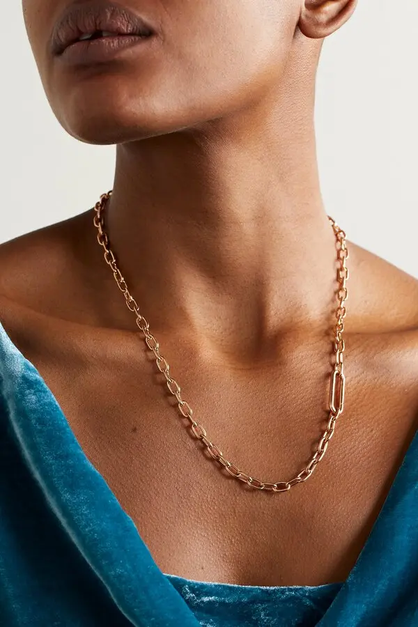 Pomellato Iconica 18-karat Rose Chain Necklace - Gold | Editorialist