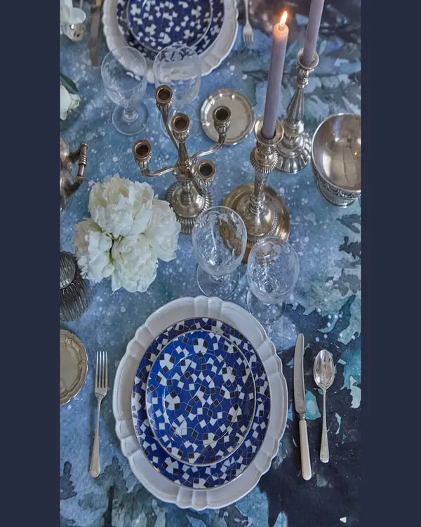 THE LINO Night Dessert Plates, Set Of 4