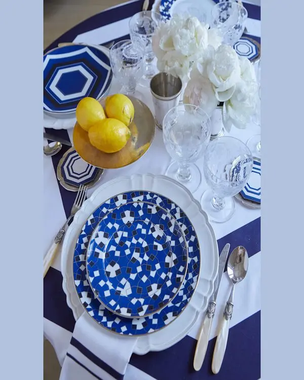 THE LINO Night Dessert Plates, Set Of 4