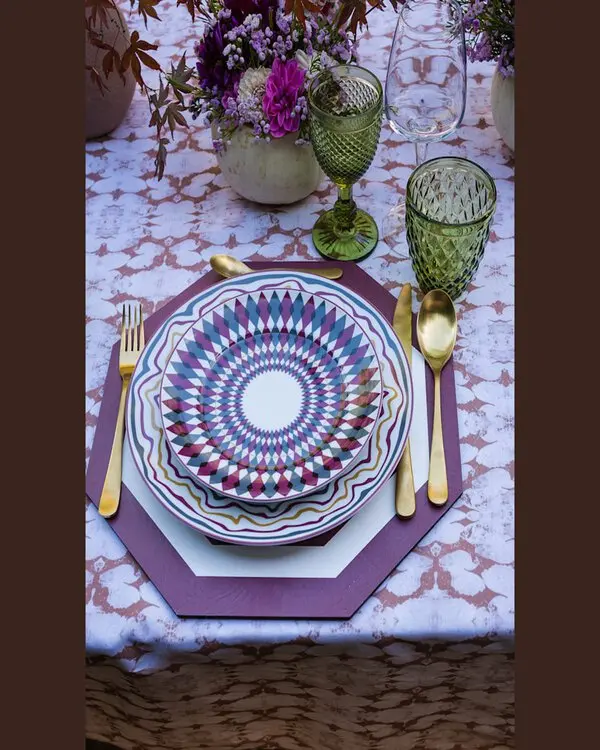 THE LINO Lio Dinner Plates, Set Of 4 - Red