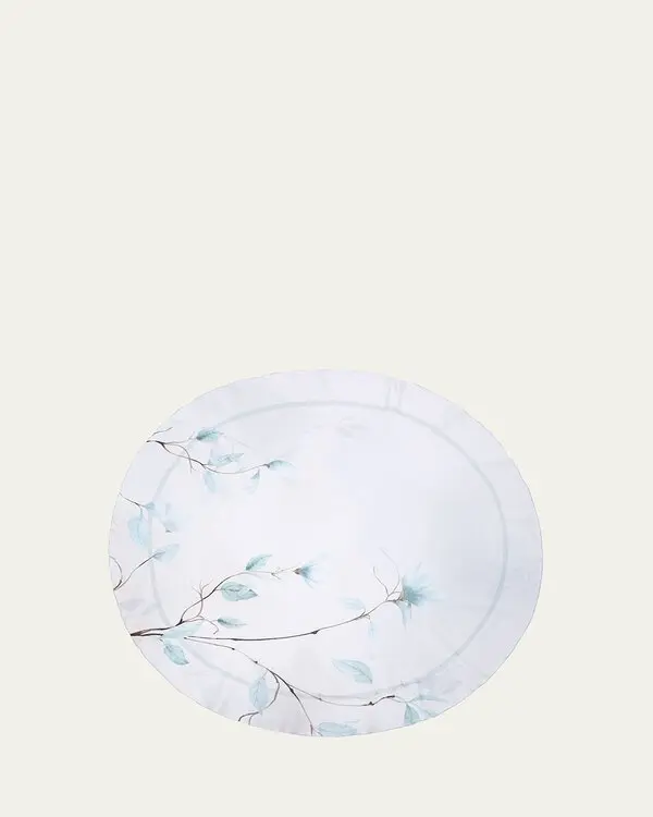 THE LINO Japan Tablecloth, 71" Round - Aqua