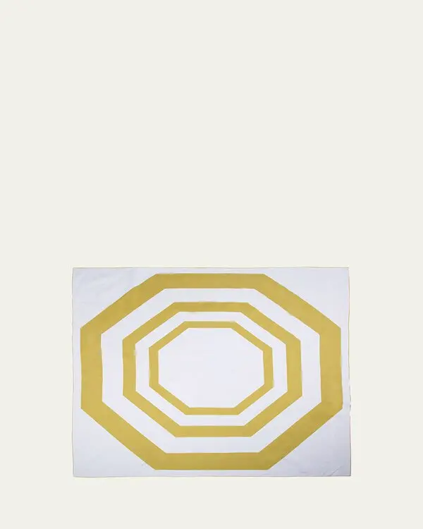 THE LINO Essential Tablecloth, 71" Square - Yellow