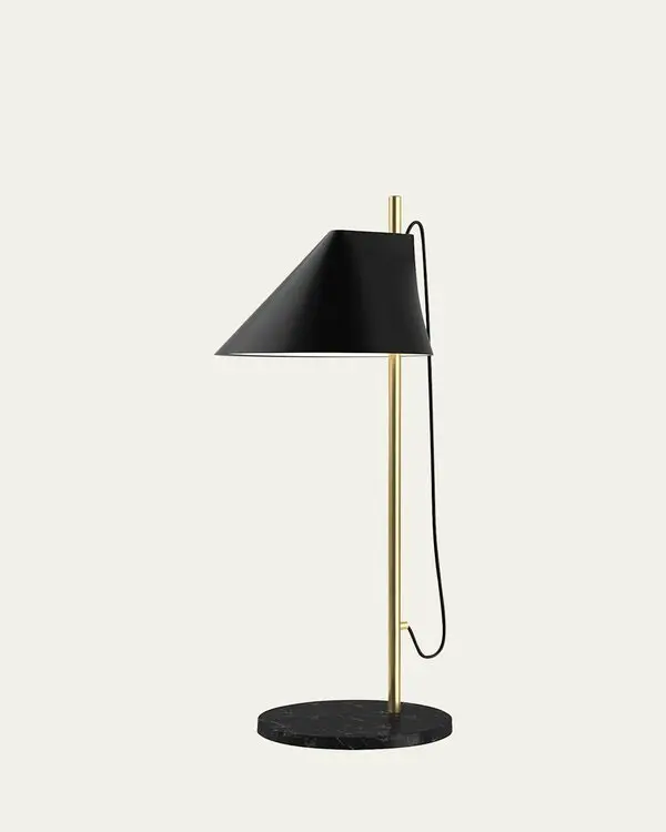 Louis Poulsen Yuh Brass Table Lamp - Brass/black