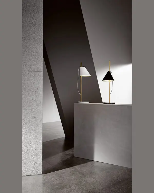 Louis Poulsen Yuh Brass Table Lamp - Brass/white