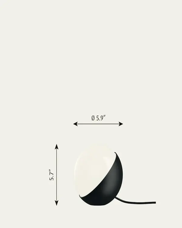 Louis Poulsen Vl Studio Table/floor Lamp, 5.9" Round