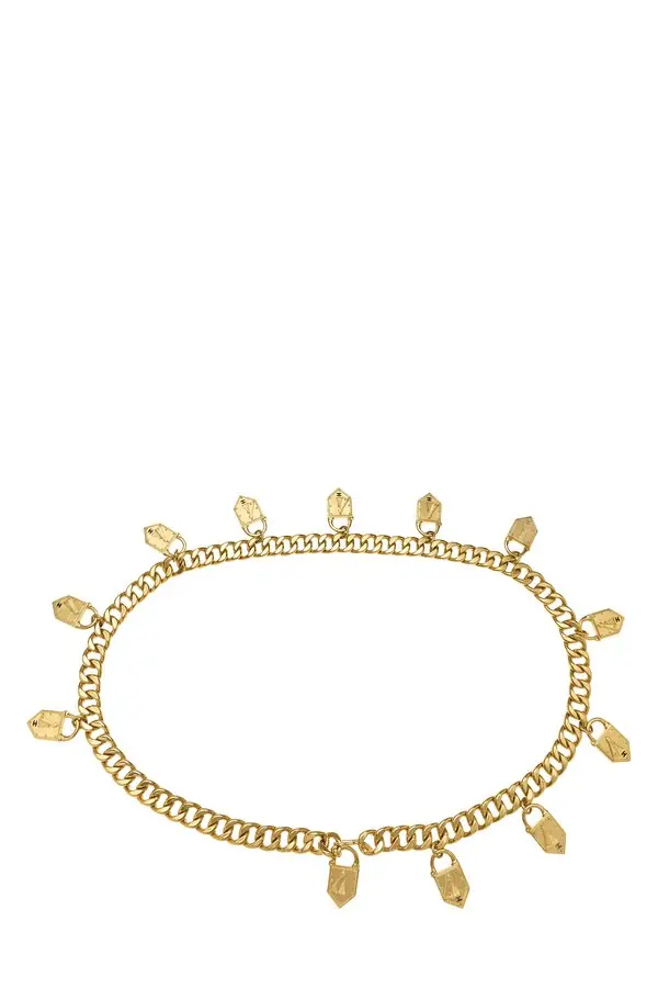 Chanel Logo Charm Chain Belt - Gold