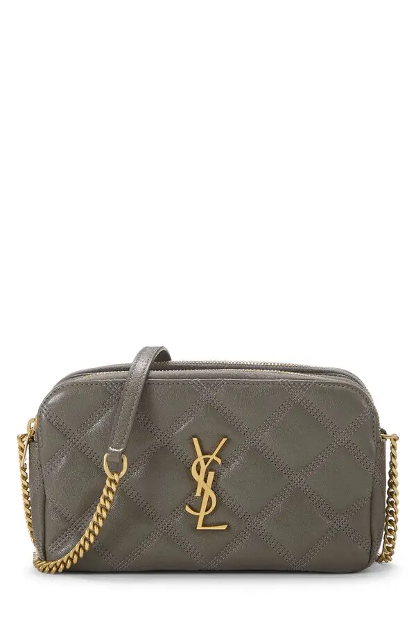 Saint Laurent Quilted Leather Becky Crossbody