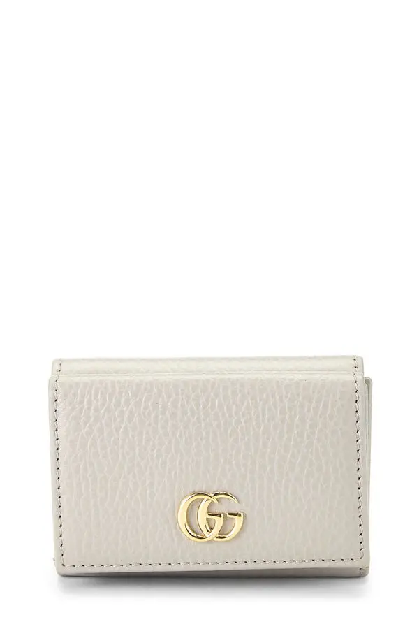 Gucci Gg Marmont Compact Wallet - Grey