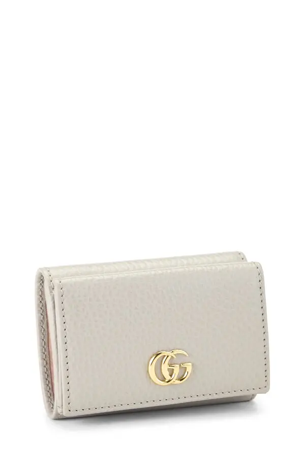 Gucci Gg Marmont Compact Wallet - Grey