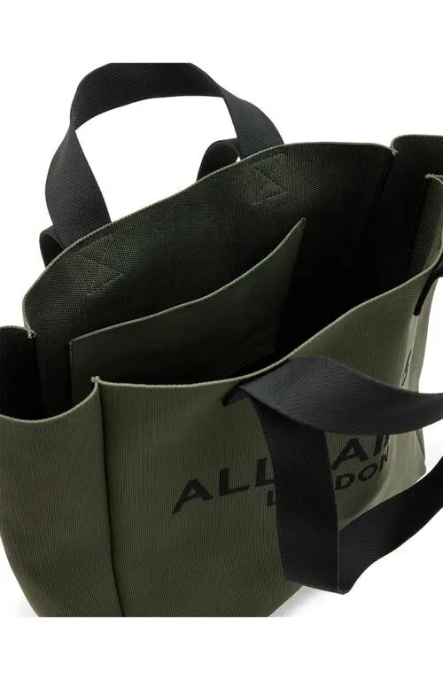 ALLSAINTS Izzy Recycled Polyester Tote - Olive Green