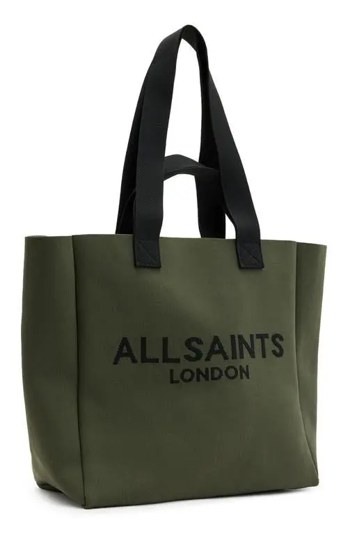ALLSAINTS Izzy Recycled Polyester Tote - Olive Green