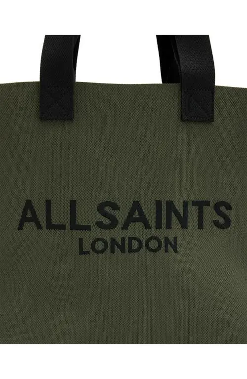 ALLSAINTS Izzy Recycled Polyester Tote - Olive Green