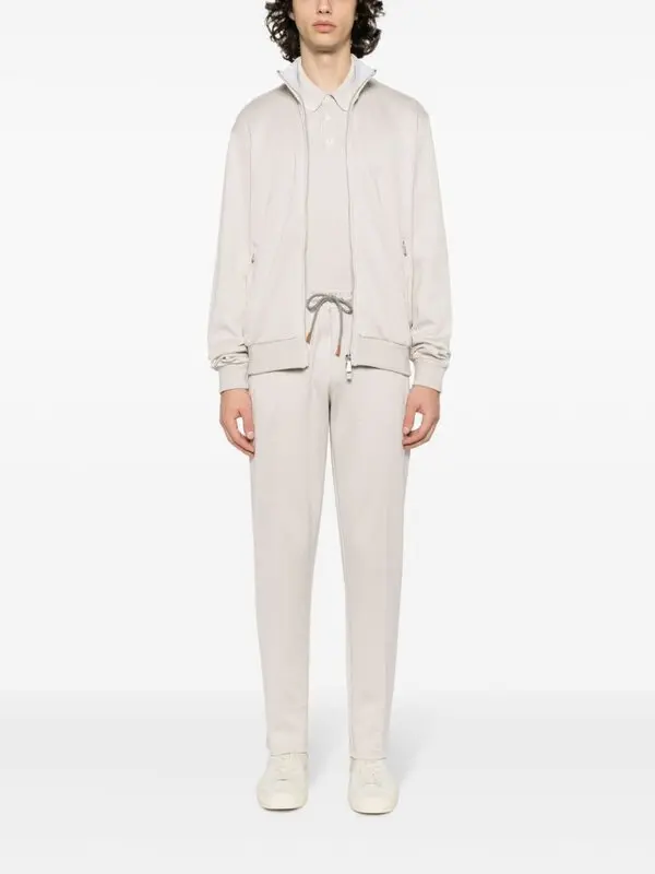 Eleventy Long-sleeve Polo Shirt