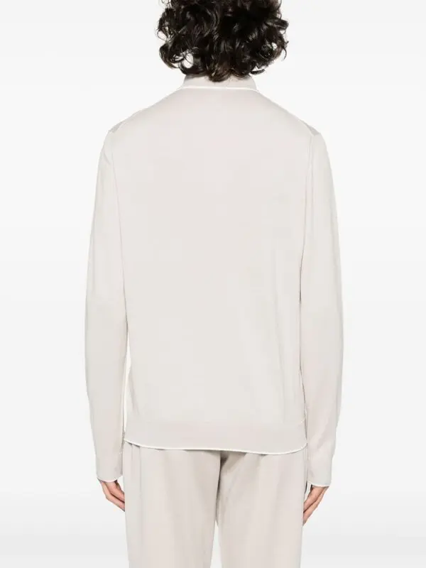 Eleventy Long-sleeve Polo Shirt