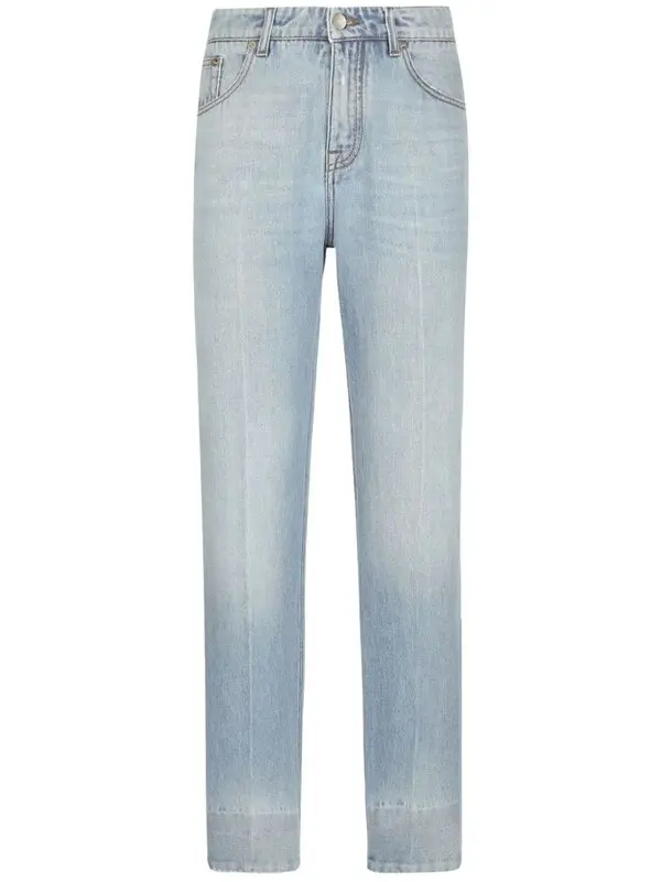 Dolce & Gabbana Mid-rise Boyfriend Jeans - Blue
