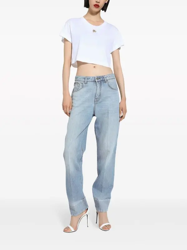 Dolce & Gabbana Mid-rise Boyfriend Jeans - Blue