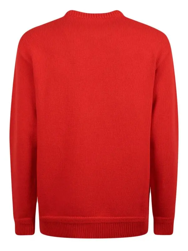 Bally Emblem-intarsia Wool Jumper