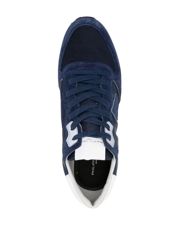 Philippe Model Tropez Lace-up Sneakers - Blue