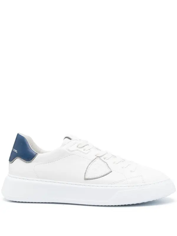 Philippe Model Leather Sneakers - White