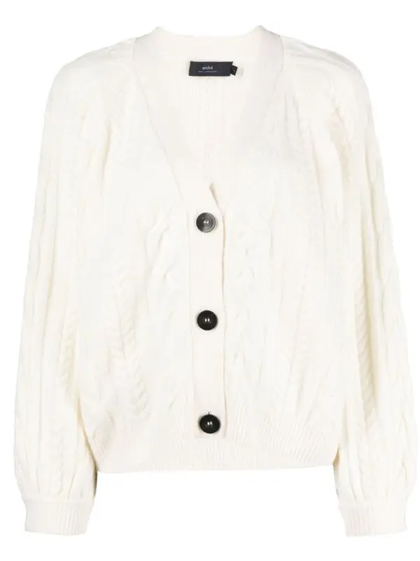 Arch4 Cable-knit Cashmere Cardigan