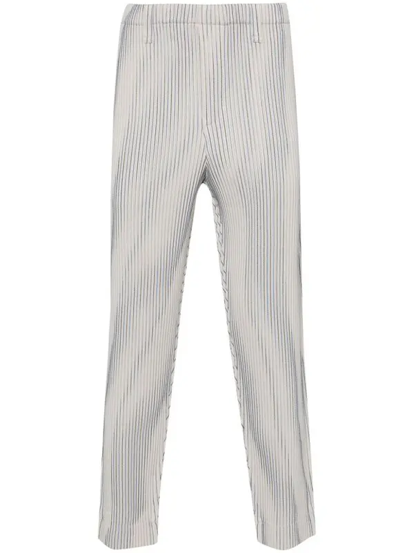 Issey Miyake Pleated Cropped Trousers
