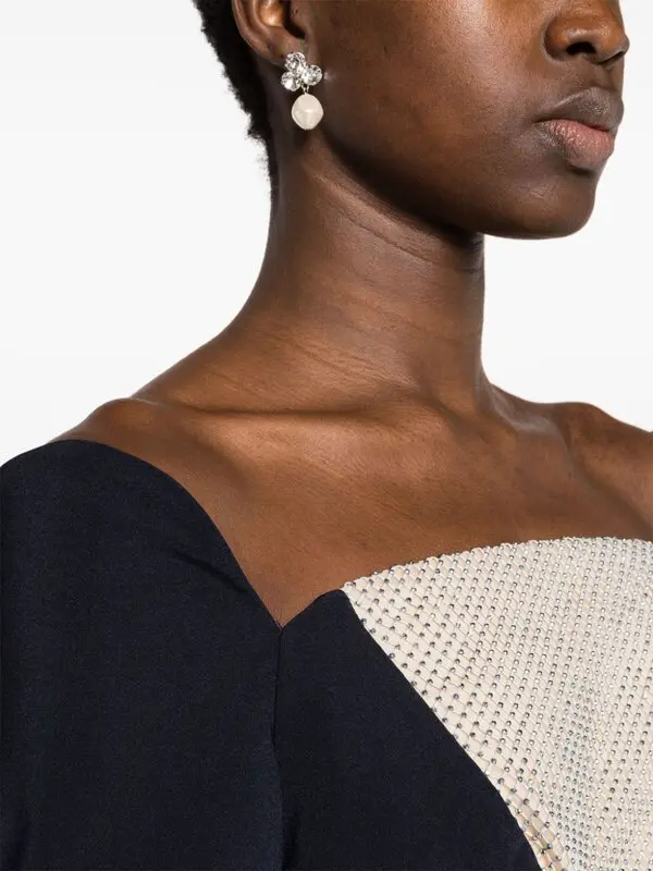 BAZZA ALZOUMAN Off-shoulder Gown
