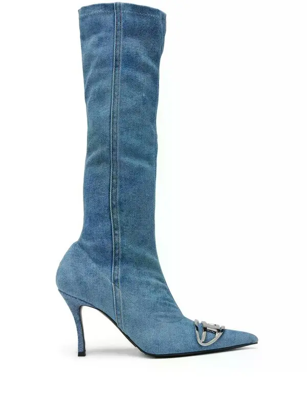 DIESEL® D-venus Kb Denim Knee-high Boots